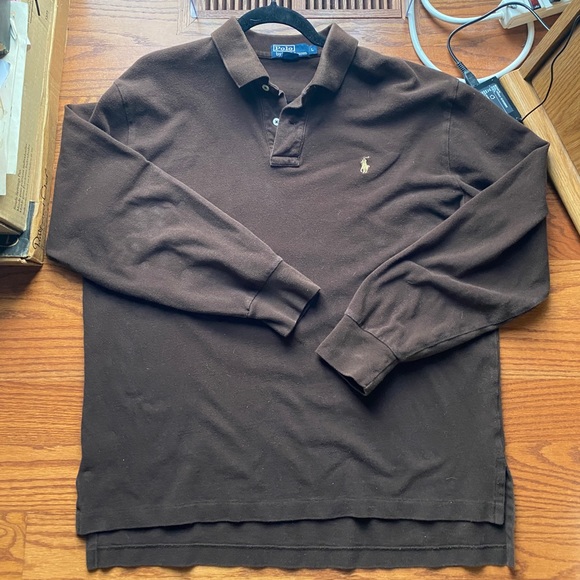 Polo Ralph Lauren | Shirts | Polo By Ralph Lauren Chocolate Brown Long ...